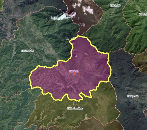 Bản đồ xã Pắc Ta, Lai Châu sau sáp nhập